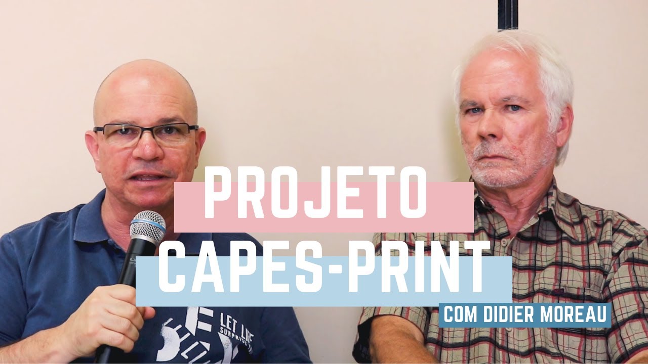 Projeto CAPES Print com o Prof. Dr. Didier Moreau - Notícias - PRPG ...